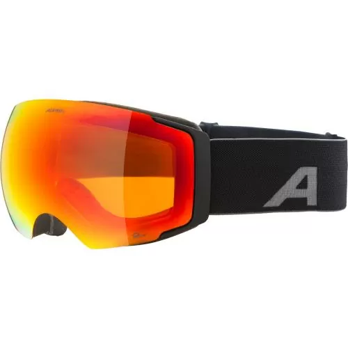 Alpina Falera Mag Q-Lite Ski Goggles - black matt, red s2