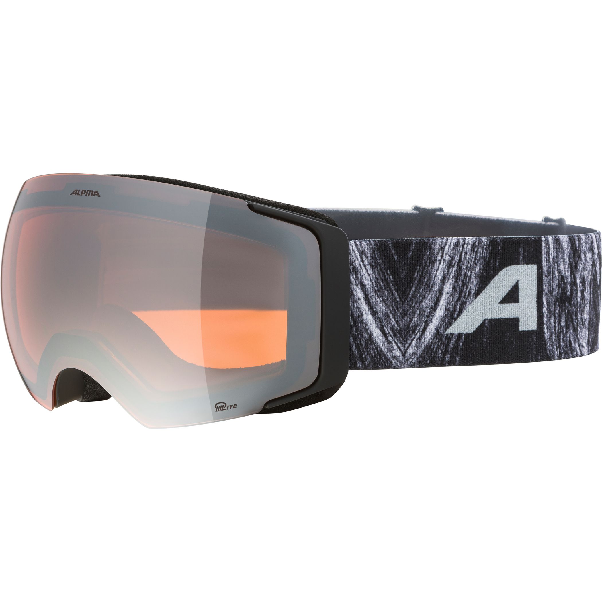 Alpina Falera Mag Q-Lite Ski Goggles - black matt, silver s2